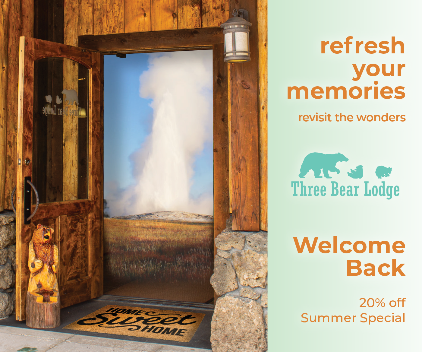 WelcomeBack - Three Bear Lodge